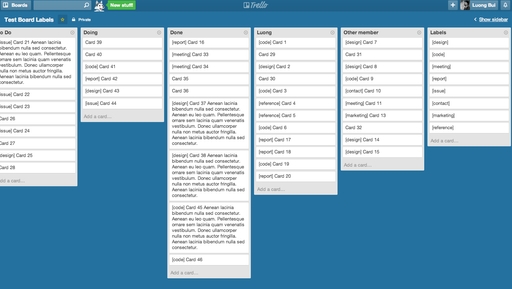 Text labels in Trello | L.